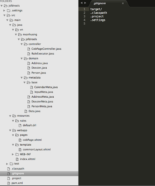 Using Drools to Dynamically Manipulate Metadata of JSF Components