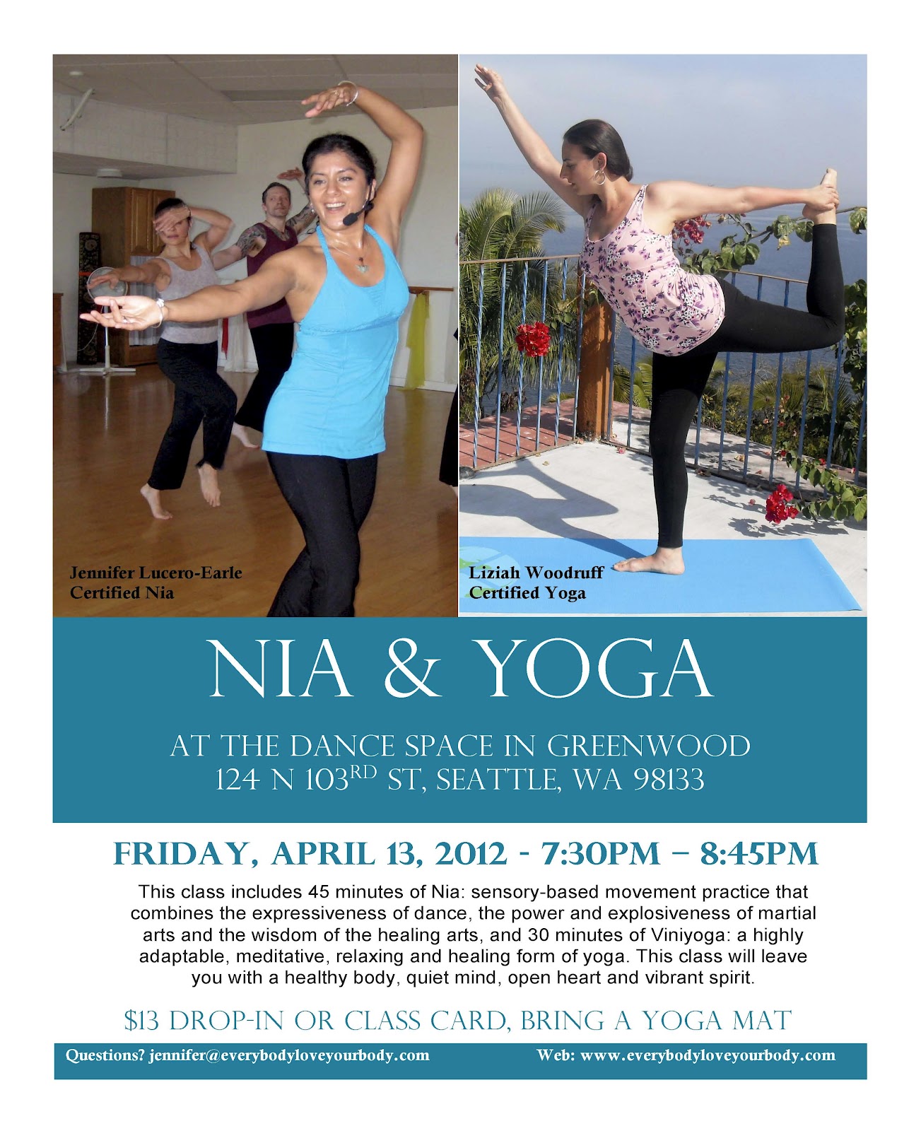 Everybody, Love Your Body: Birth, Yes to Nia on Easter, Nia-Yoga and ...
