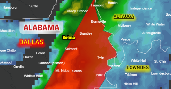 GeoFact of the Day: 2/6/2020 Alabama Tornado Warning 5