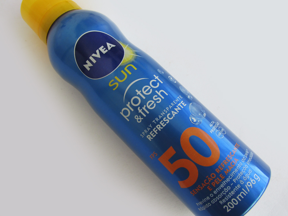 Beauty Rock: Resenha: Protetor Solar Protect & Fresh Spray FPS 50 - NIVEA