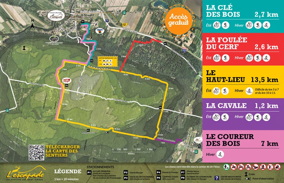 Skiglisse: L’Escapade du mont Rigaud