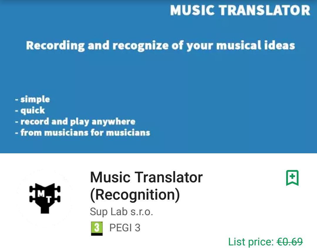 [Grátis] Music Translator (Recognition) ~ Apps do Android