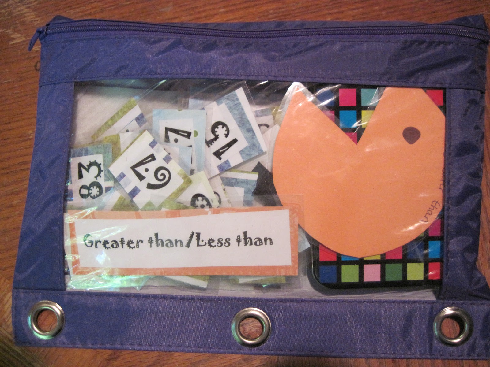 Sweet Branches: Greater than/Less than Competency bag