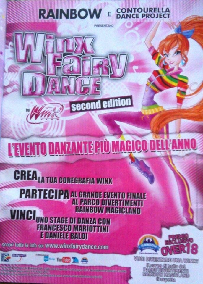 ¡Cartel de la 2º edición Winx Fairy Dance en Italia! - Winx Club All