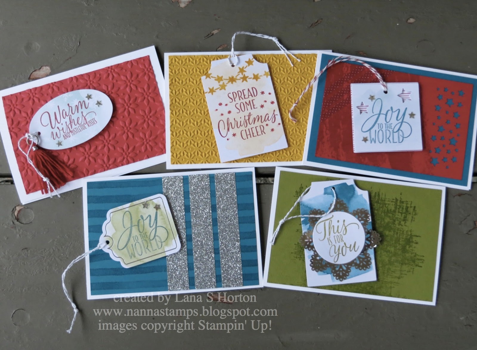 Stamping with Nanna: Tin of Tags ... Great Way to Enjoy Christmas Fun