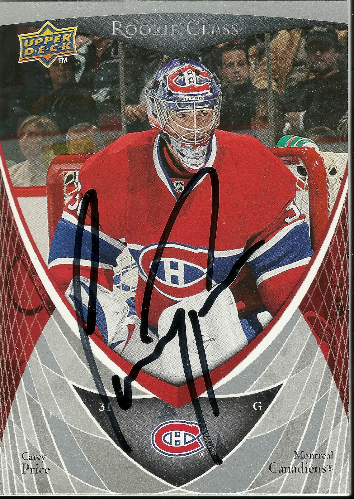 Michael's Hockey TTM: Carey Price