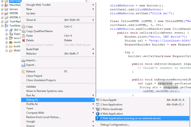GWT Debugging mit Eclipse und Tomcat: GWT Debugging mit Eclipse und Tomcat 7 und Benutzen einer ...