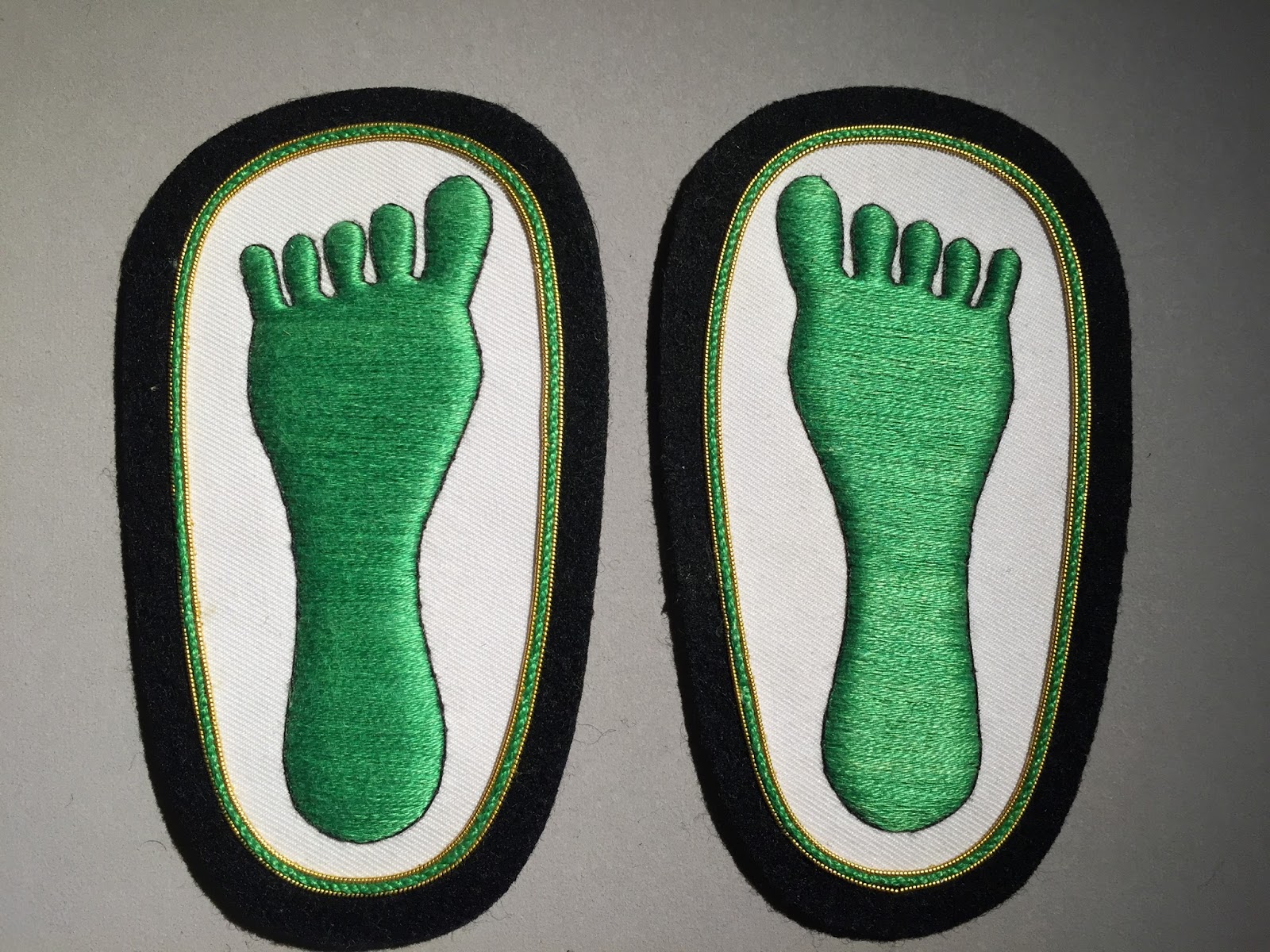 THE USAF RESCUE COLLECTION: USAF Jolly Green Footprint Patches