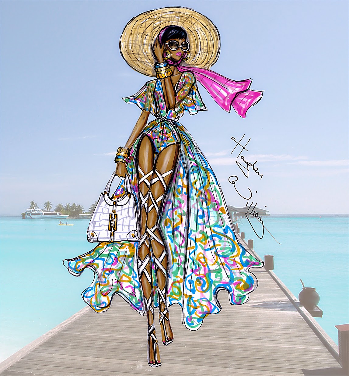 Hayden Williams Fashion Illustrations: Jet Set: 'Life of Luxury' by ...
