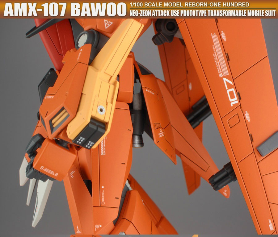 Custom Build: RE/100 AMX-107 Bawoo [Detailed]