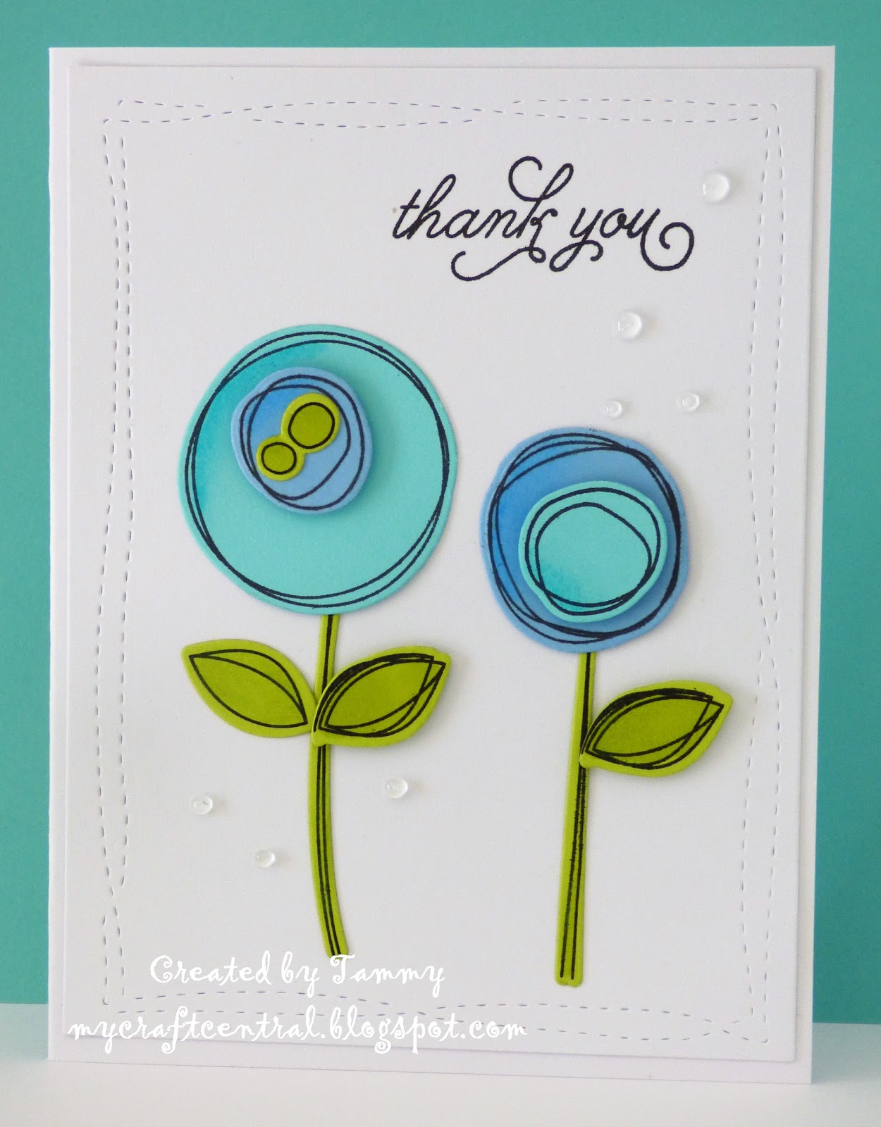 My Craft Central: Scribble Flowers