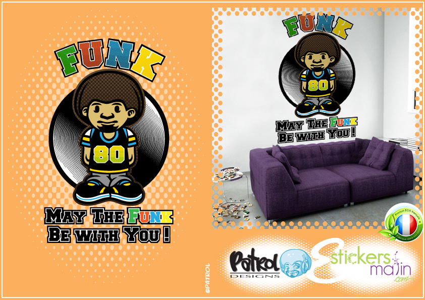 Stickers Designs: Stickers Funk tribute
