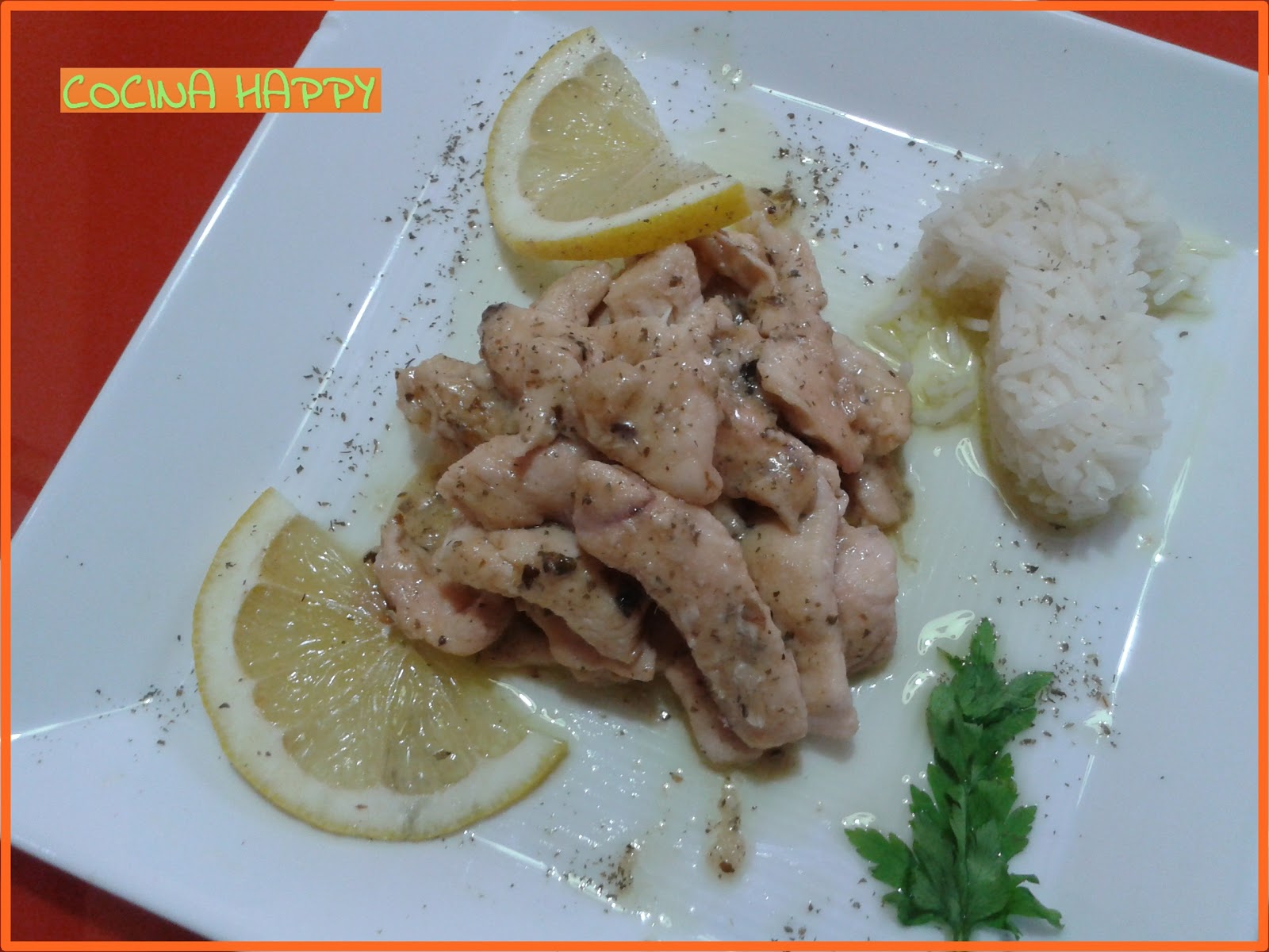 COCINA HAPPY: POLLO AL LIMÓN