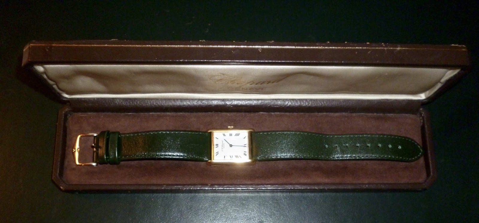 Männergarderobe: Eine Vintage Chopard Geneve "Tank Watch" - ein ...