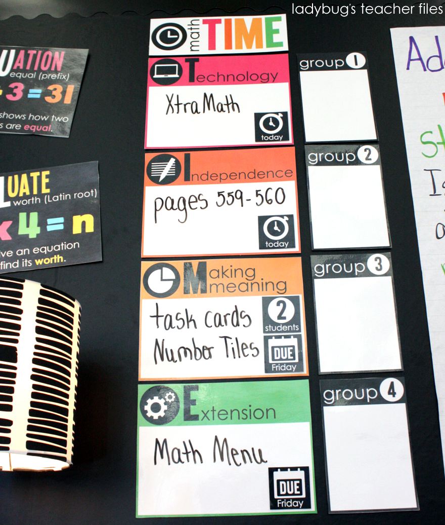 Math TIME: Rotations At Their Pace - Ladybug's Teacher Files