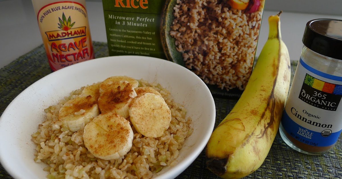The Healthy Vegans: Brown Rice for Breakfast? Nana Rice!!!