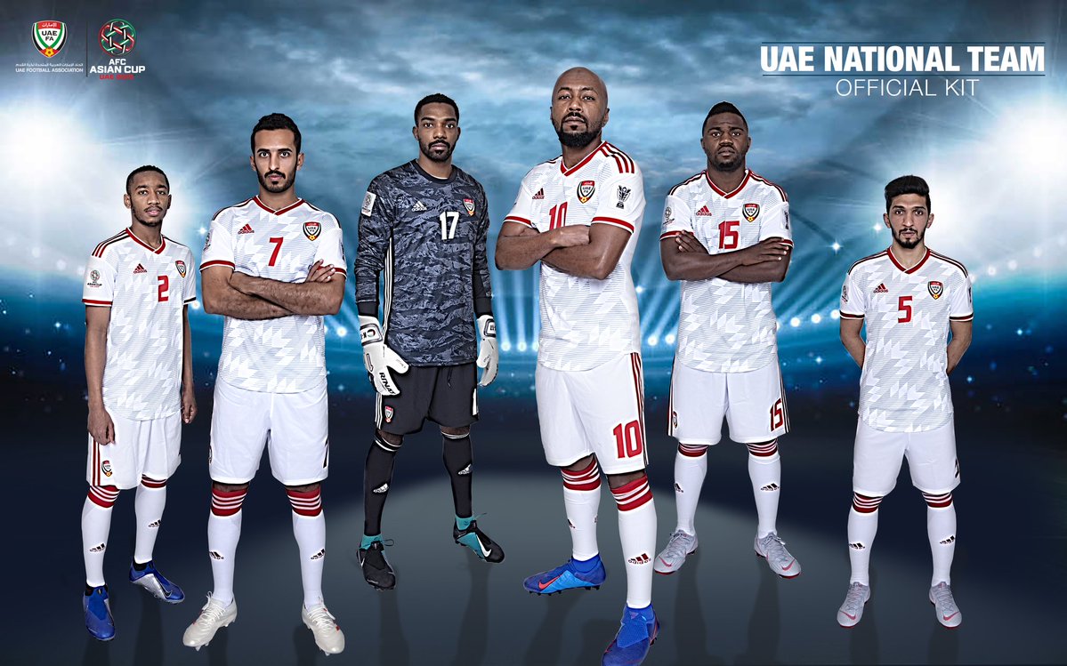 Same Design As Germany / Spain - Adidas UAE 2019 Home & Away Kits ...