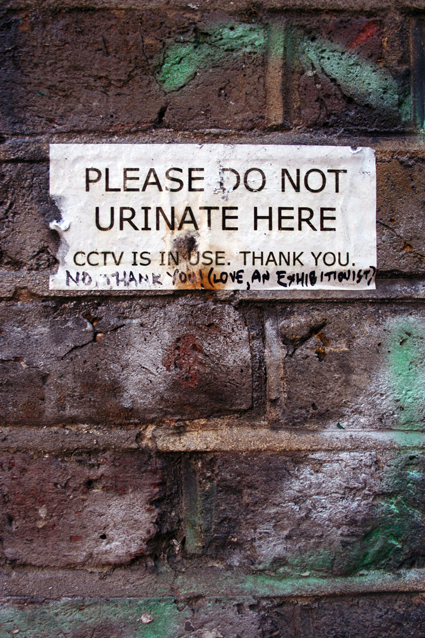 Okiri C Please Do Not Urinate Here By Order ~ Winnies