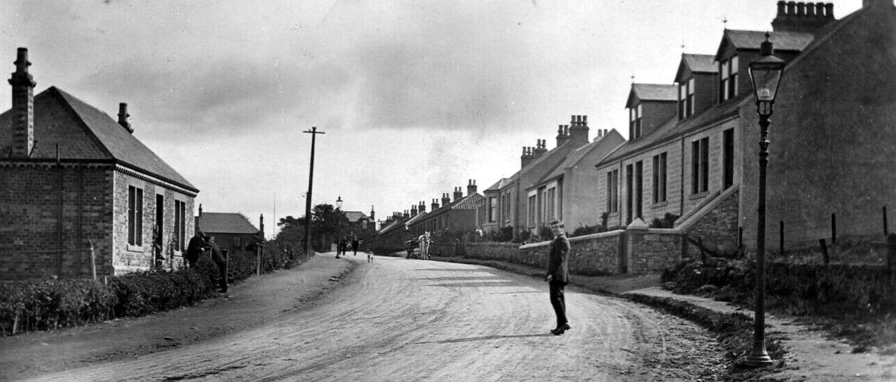 Tour Scotland: Old Photograph Main Road Cardenden Fife Scotland