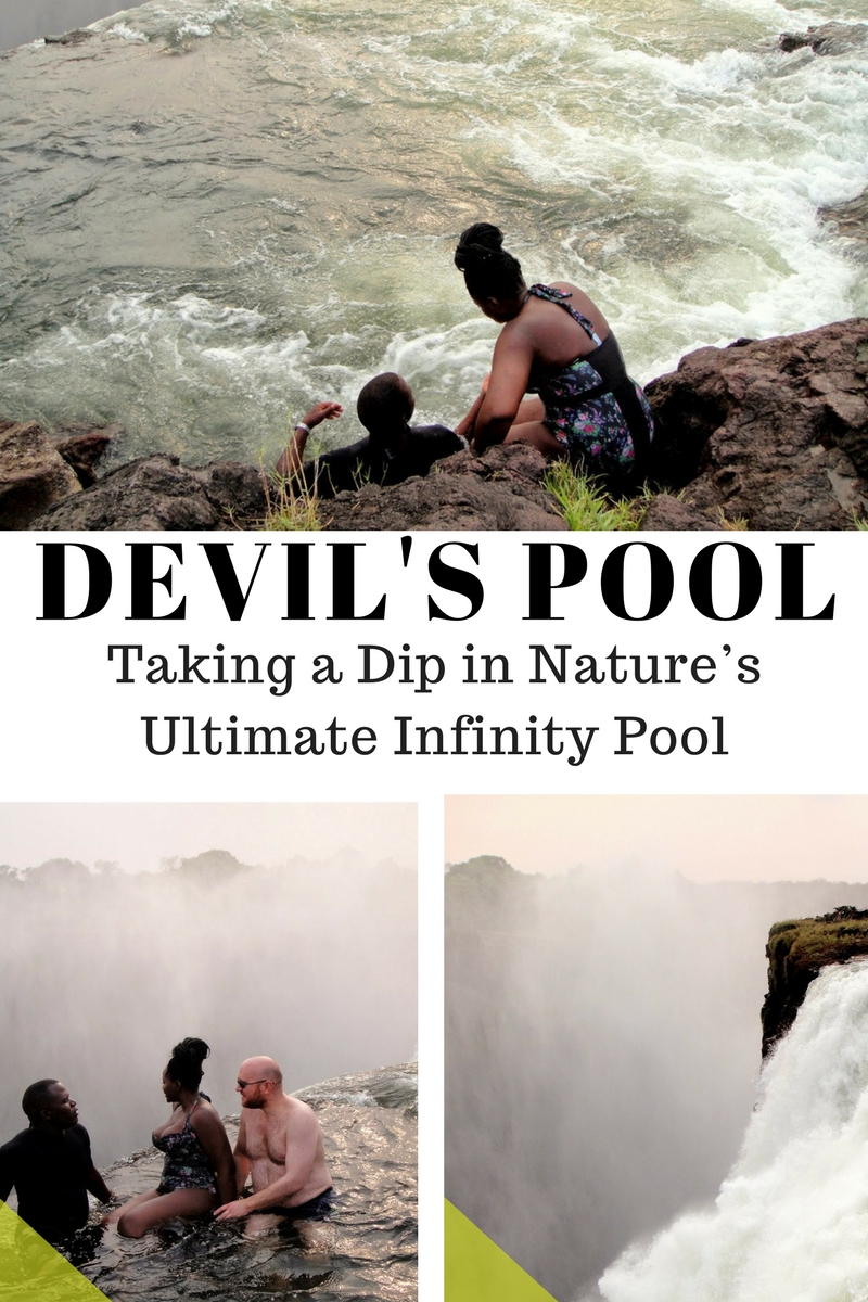 Victoria Falls Pool | Taking A Dip Into The Devil's Pool | ItsAllBee