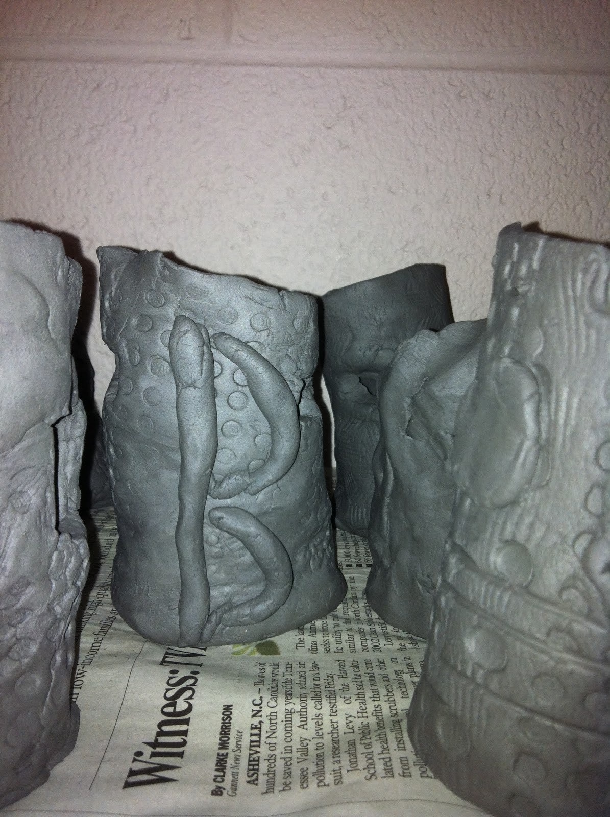 ChumleyScobey Art Room: 4th Grade: Clay Castle / Slab Vessel