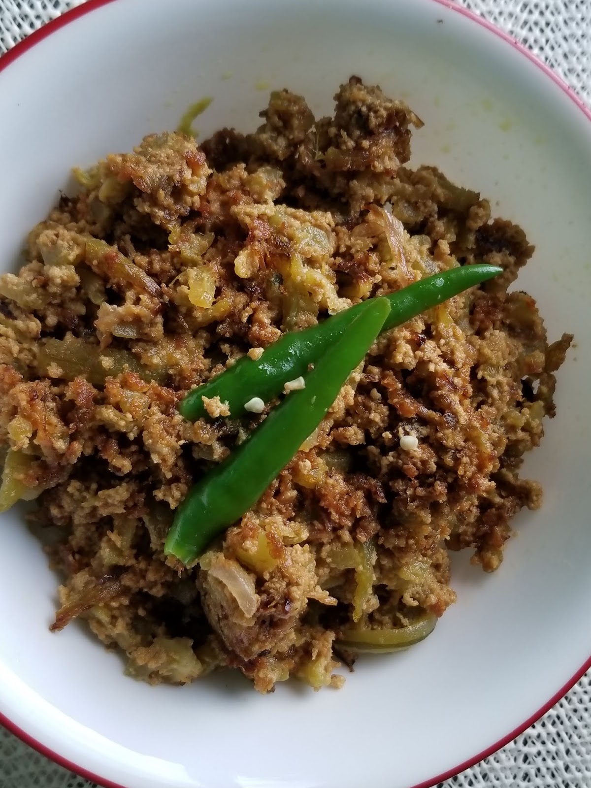 Kitchen With a Purpose: Chichinge Posto Recipe or Snake Gourd Recipe