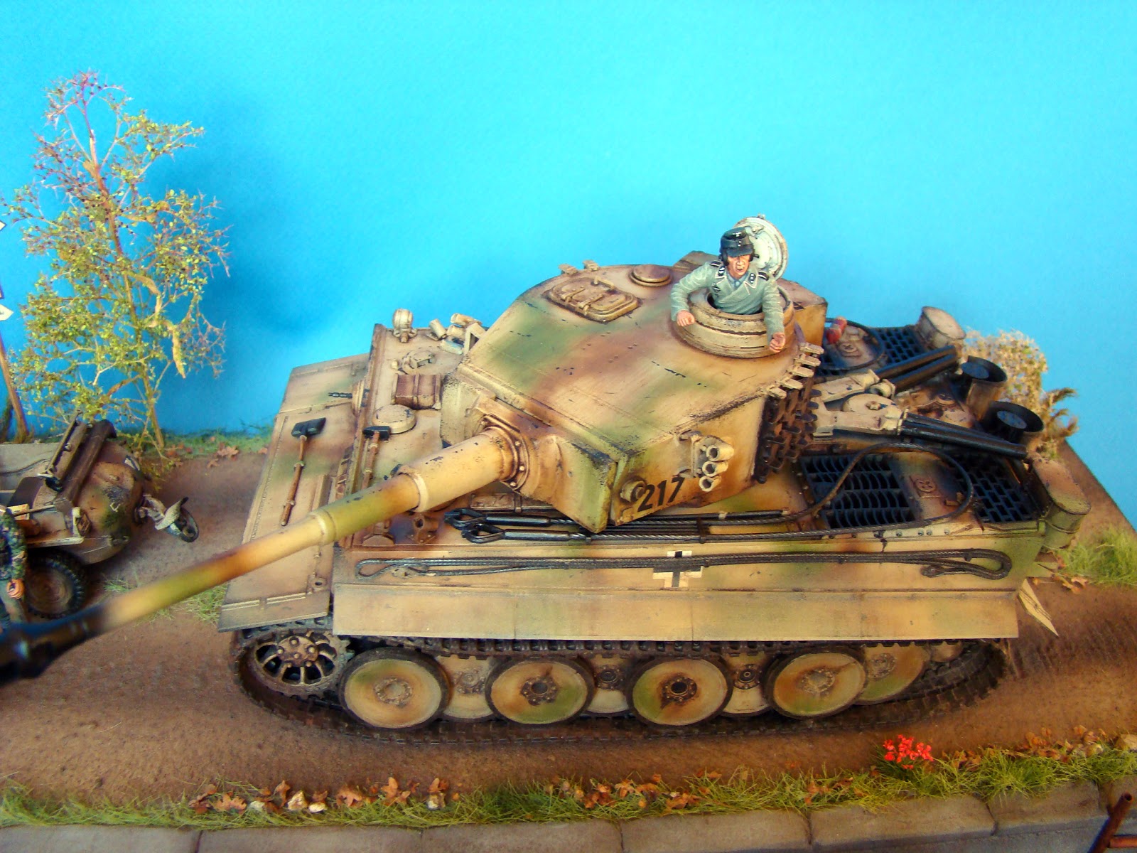 MY mini WORLD: 52. DIORAMA WWII (1/35 - With a German Tiger I Tank Late ...