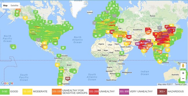 Green Grandma: Stunning 3D air pollution map
