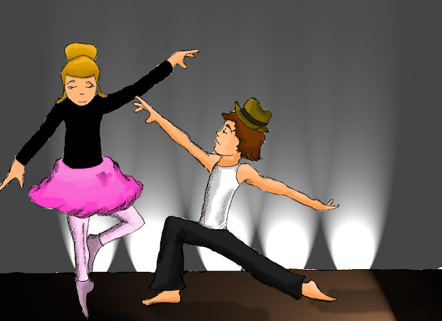 THE CARTOON PRESS: "The Ballet Dancers" Illustration by ME