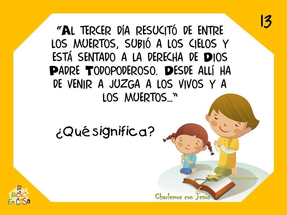 JESUS PASA X AQUI: EL CREDO - EXPLICADO PARA NIÑOS