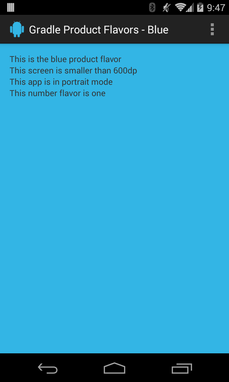 PTR Android/Programming Blog: Build Variations using Gradle and Resource Folders