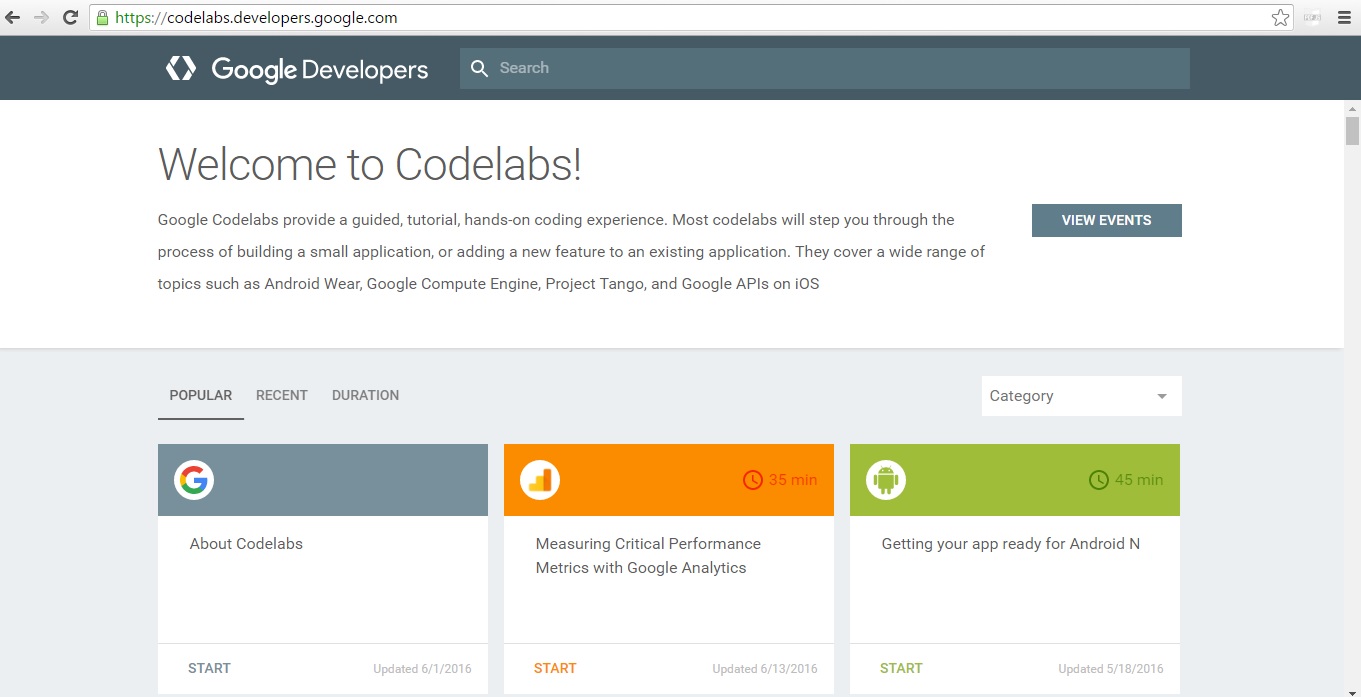 Welcome to Codelabs! : แหล่งเรียนรู้ Coding สำหรับชาว Geek จากงาน Google I/O 2016 - Top.Kullawattana