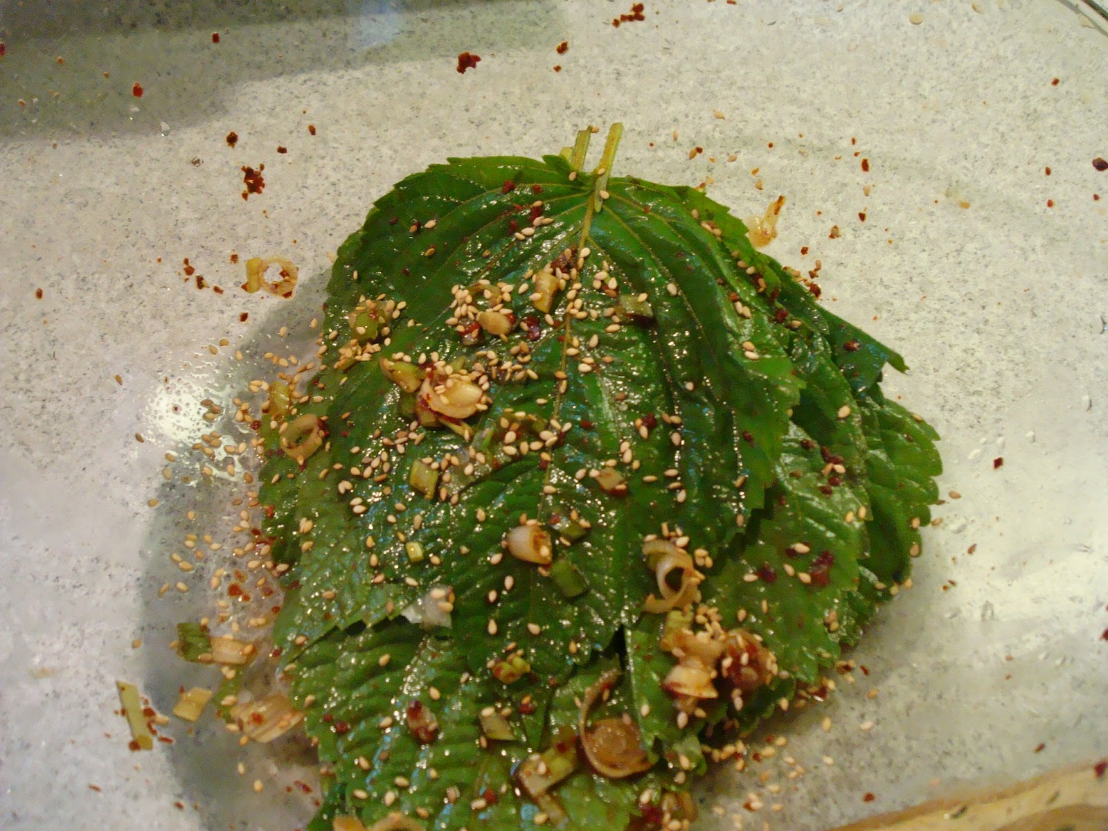Perilla Leaves Salad