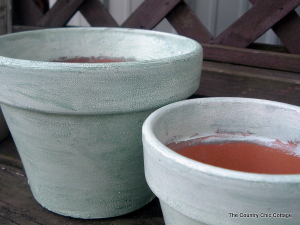 Aging with Paint Terracotta Clay Pots - with @decoart_inc - The Country ...