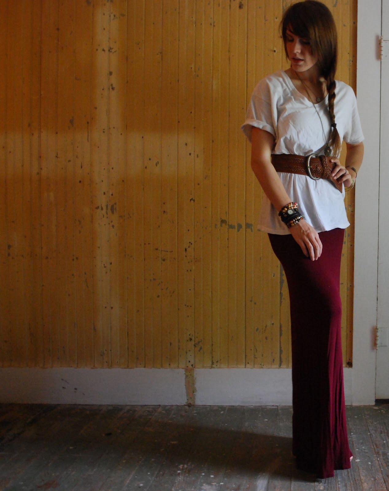 thistles and twigs: White T Challenge with Real Girl Glam