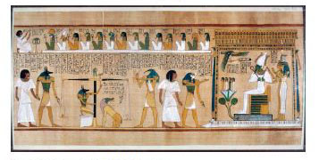 Gibby's AP Art History: 24. Last Judgment of Hu-Nefer, from His Tomb ...