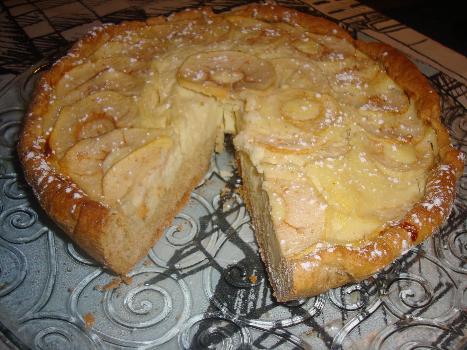 Cuinar a casa: Pastís de poma amb crema de llimona