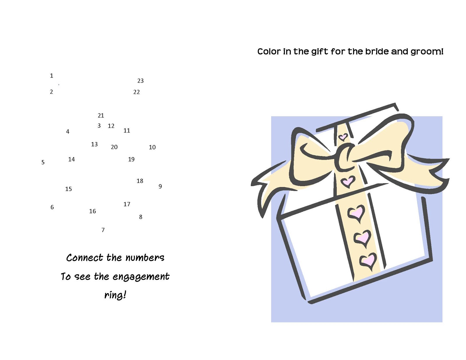 Lyndi's Projects: Wedding Activity Book for Kids