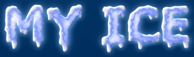 Text Effect Tutorials: TUTORIAL: a convincing ice text