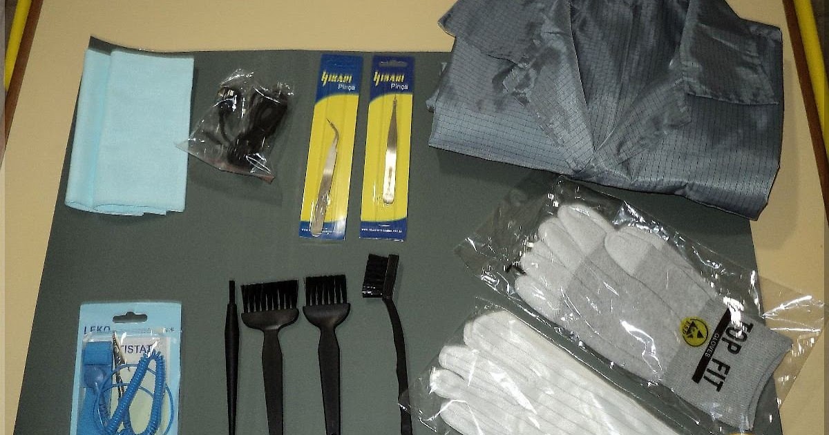 Produtos Antiestáticos: KIT ANTIESTATICO DR. HARDWARE - CÓDIGO SC0020