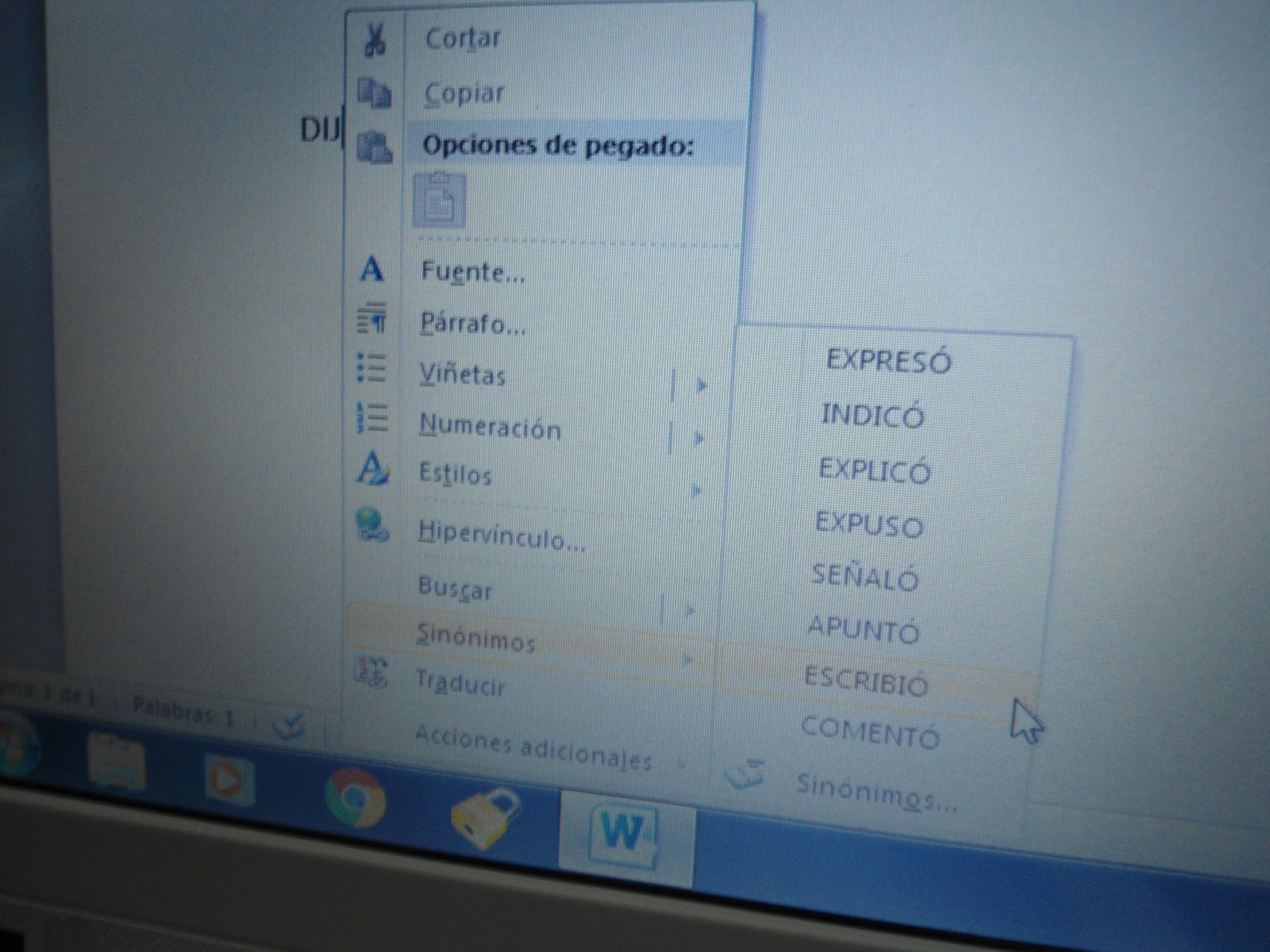 Escuela Nº 309 Taller de Lengua y Ciencias: LOS SINÓNIMOS