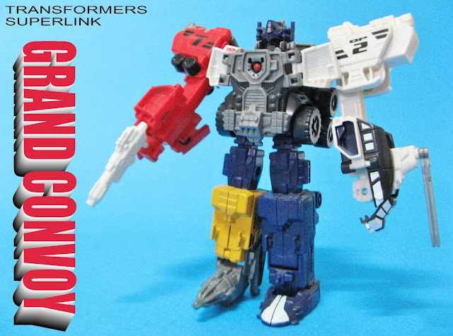 KABAYA TRANSFORMERS GUM SUPERLINK GRAND CONVOY變形金剛口香膠模型超連結強大柯柏文