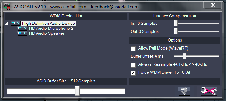 Gallery software dan musik: ASIO4ALL