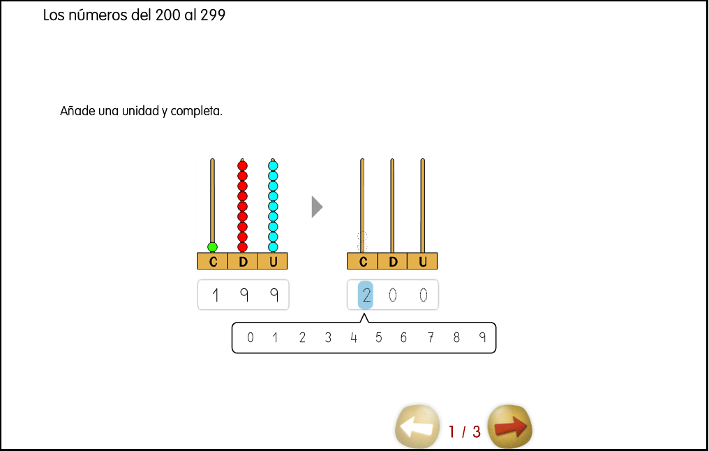 Números del 200 al 299 - CEIP José Calderón