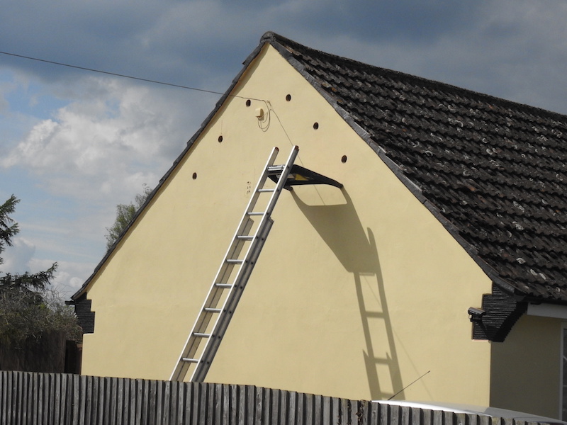 Action for Swifts: Swift boxes in a rendered cavity wall