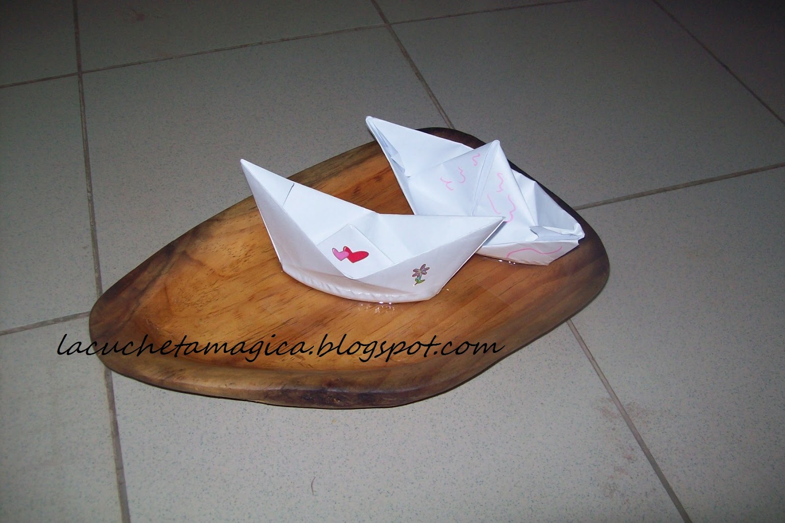 La cucheta mágica: Barquitos de papel