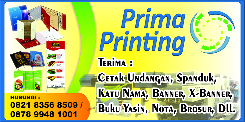 DESAIN SAYA: Percetakan Prima Printing