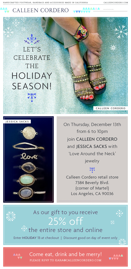 Calleen Cordero and Jessica Saks Holiday Sale | Bite Me! Music + Fashion