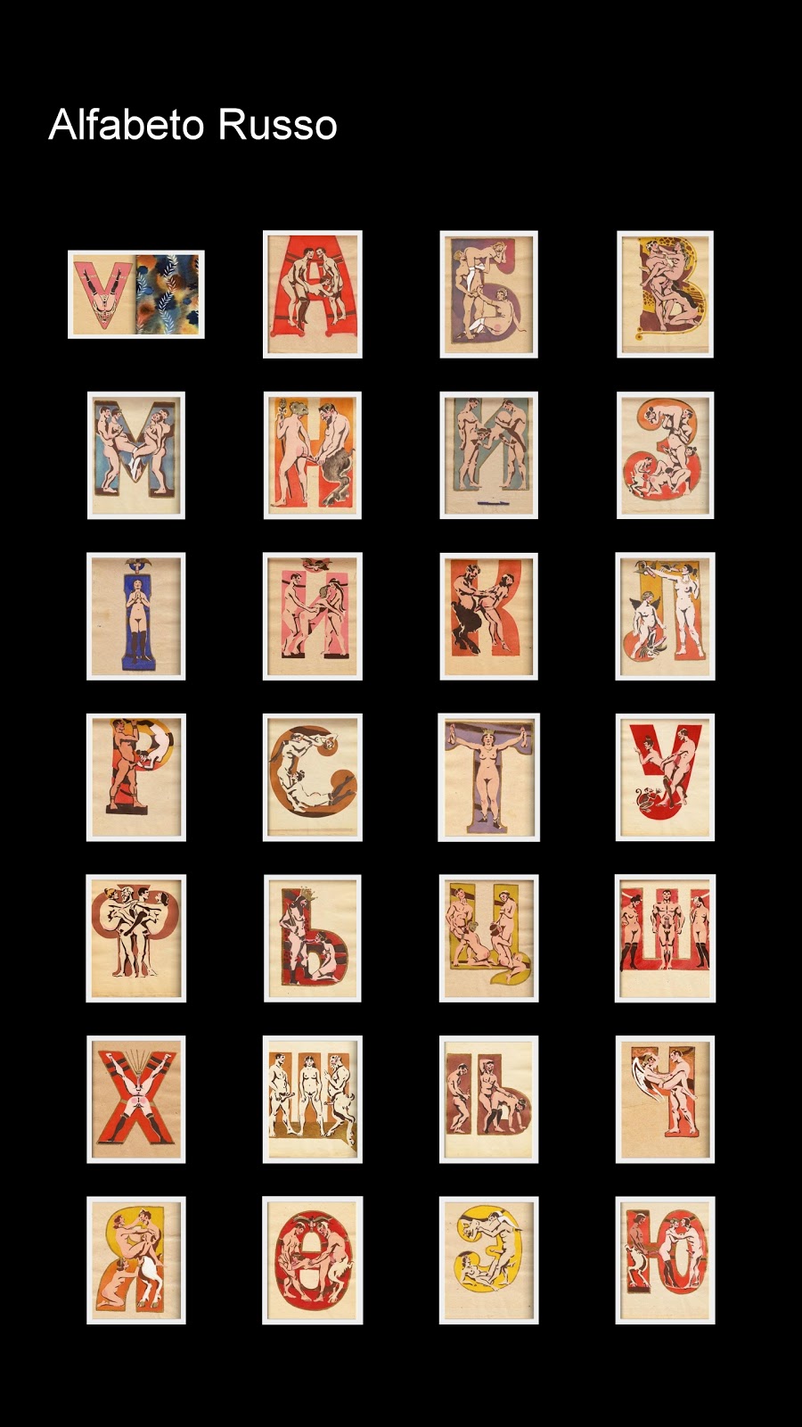 Tá Tudo Registrado!: QUE TAL UM ALFABETO RUSSO?