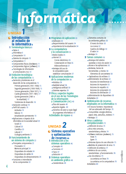 LIBRO INFORMATICA 1 SANTILLANA - INTERCAMBIOS INFORMATICOS